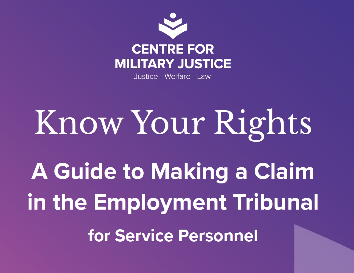 Know Your Rights Guide to Employment Law for Service Personnel - Centre ...